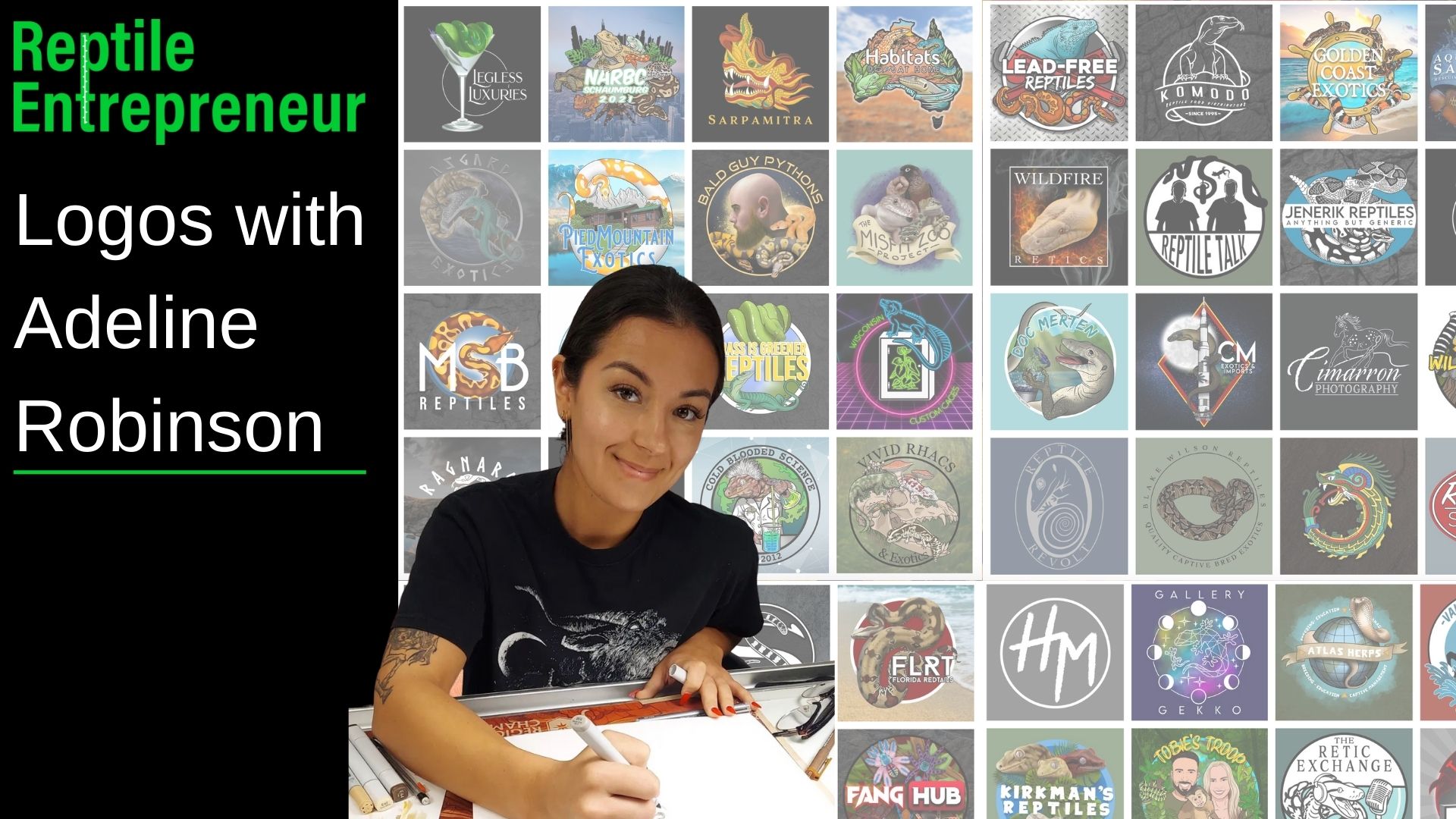 S2 Ep23: Logos with Adeline Robinson - The Reptile Entrepreneur
